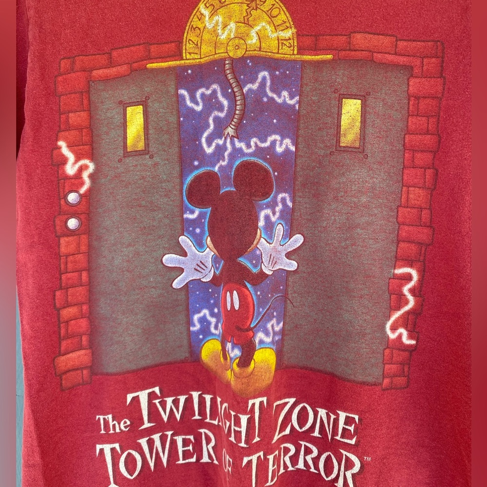 Rare Vintage Disney Mickey Tower Of Terror Single Sti… - Gem
